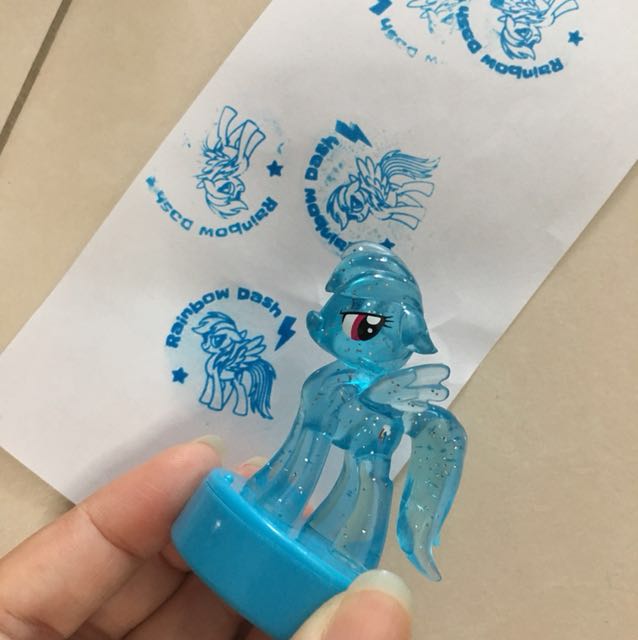 My little pony stamp rainbow dash, Hobbies & Toys, Stationery & Craft ...