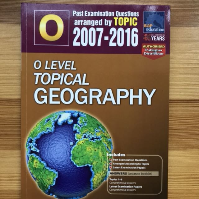 O level geography, Hobbies & Toys, Books & Magazines, Textbooks on ...