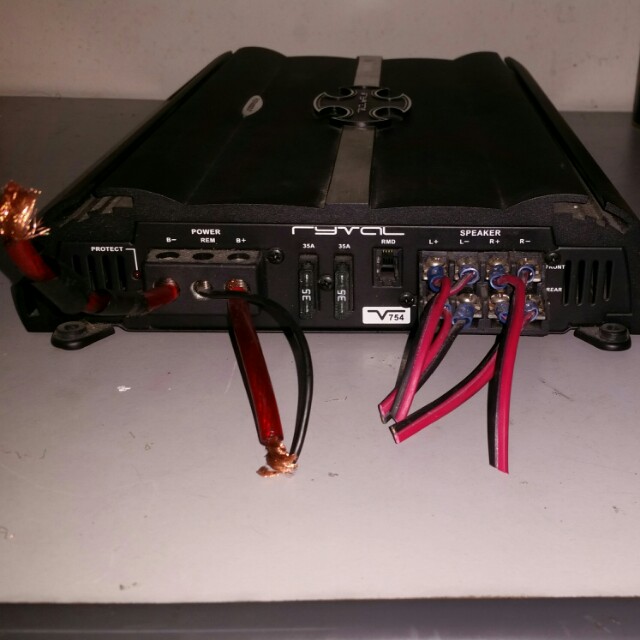 Ryval phoenix gold 4ch amp, Car Accessories on Carousell