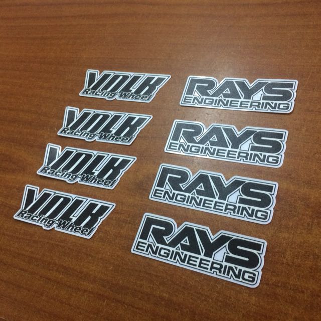Sticker : Rays Engineering + Volk Racing [TE37], Auto Accessories on ...