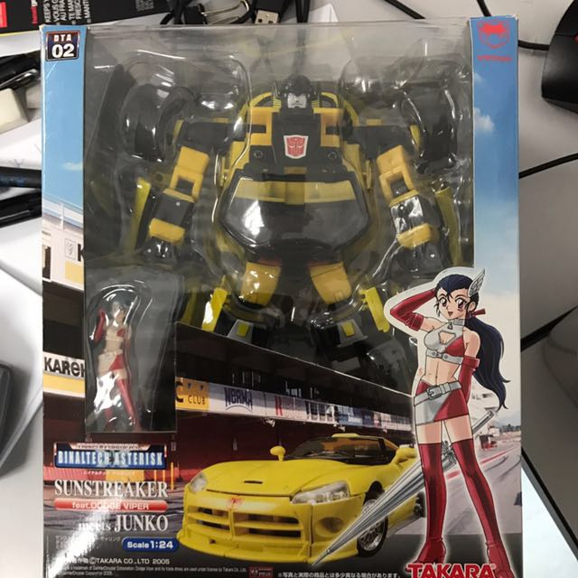 Takara binaltech sunstreaker Dodge Viper meets junko, Hobbies & Toys ...