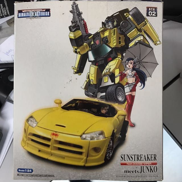 Takara binaltech sunstreaker Dodge Viper meets junko, Hobbies & Toys ...