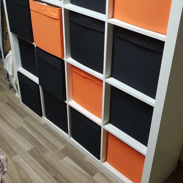 Used compartmented cabinet with free boxes condition 9/10, Furniture ...