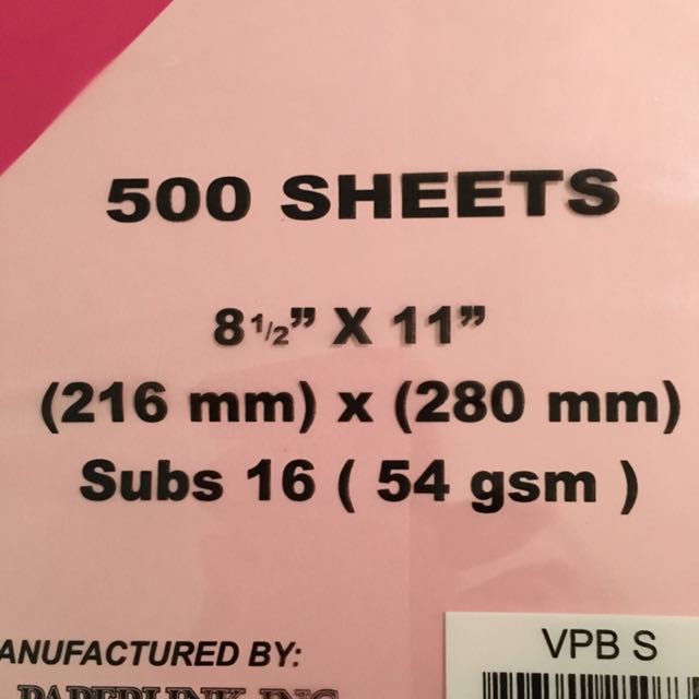 Victory paper 1 Ream, Hobbies & Toys, Stationary & Craft, Craft ...