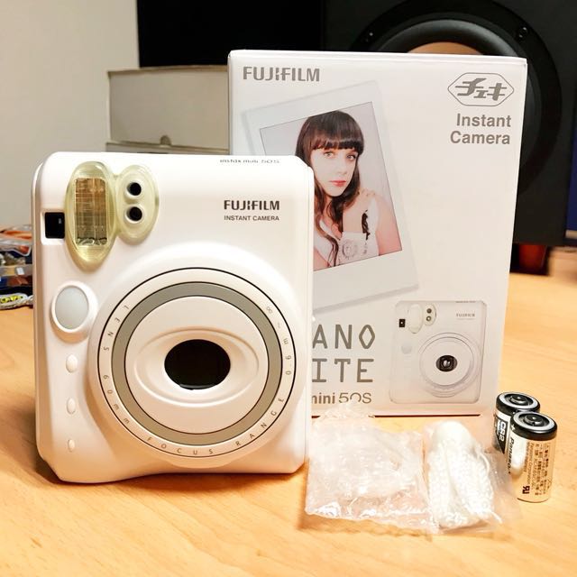 BNIB Fujifilm Instax Mini 50s - White, Photography, Cameras on Carousell