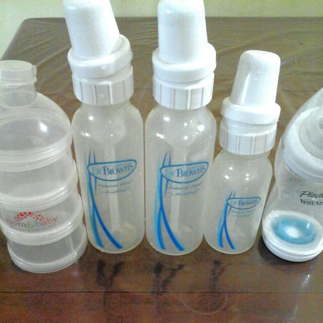 dr.brown set of 3,playtex,milk canister, Babies & Kids, Nursing ...