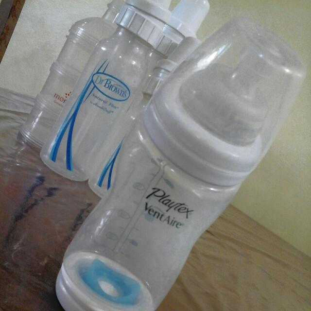 dr.brown set of 3,playtex,milk canister, Babies & Kids, Nursing ...