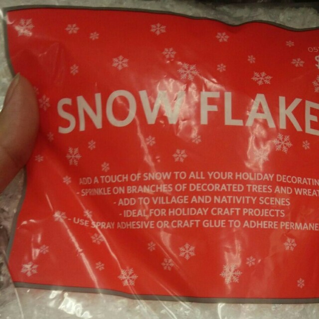 Fake/plastic snow on Carousell