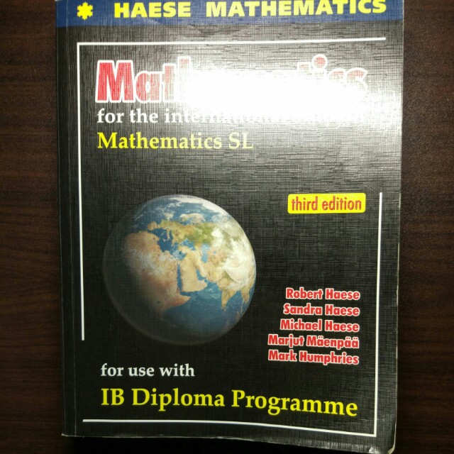 IB haese textbook SL, Hobbies & Toys, Books & Magazines, Textbooks on ...