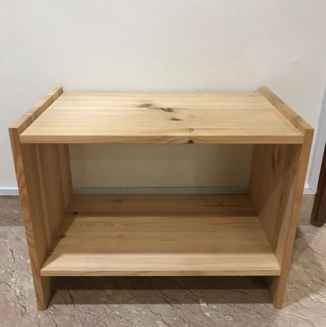 Ikea wooden bedside table, Furniture & Home Living, Furniture, Other ...