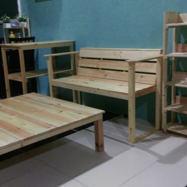 Kayu pine, Furniture & Home Living, Furniture, Shelves, Cabinets ...