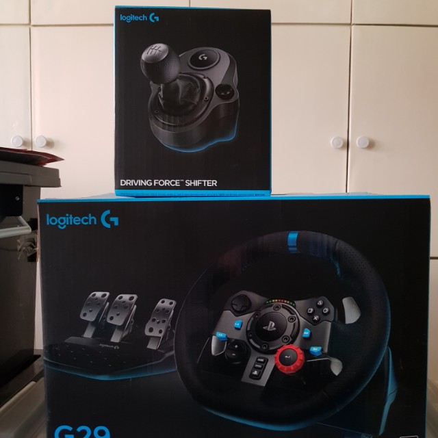 Logitech G29 with manual shifter, Computers & Tech, Parts & Accessories ...