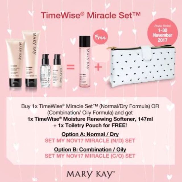 Mary Kay Timewise Miracle Set ( Nov Specials ), Beauty & Personal Care, Bath & Body, Body Care ...