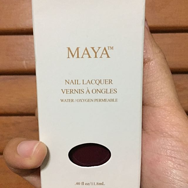 Maya Nail Polish (Halal) (Crimson Glow), Beauty & Personal Care, Hands ...
