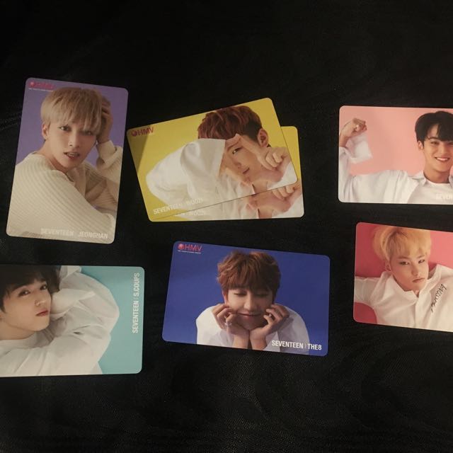SEVENTEEN / SVT HMV PHOTOCARDS, Hobbies & Toys, Memorabilia ...