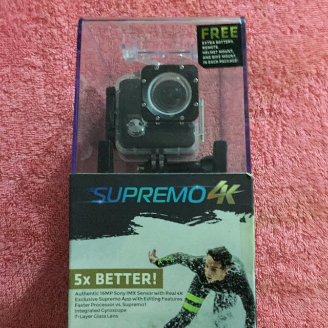 Supremo 4K Action Cam, Photography, Photography Accessories, Other ...