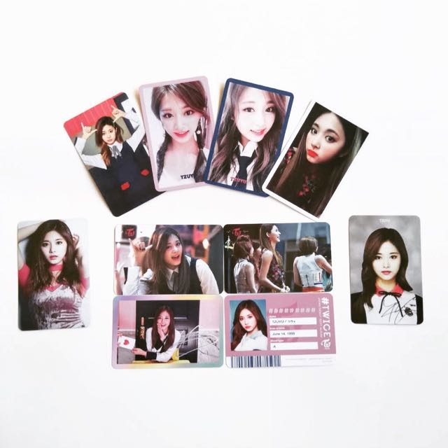 Twice tzuyu replica card set, Hobbies & Toys, Memorabilia ...