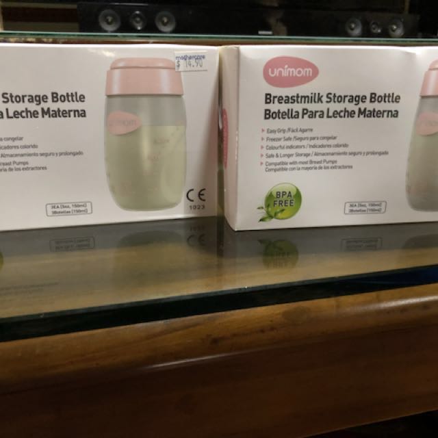 Unimom Breastmilk Storage Bottle, Babies & Kids, Nursing & Feeding ...