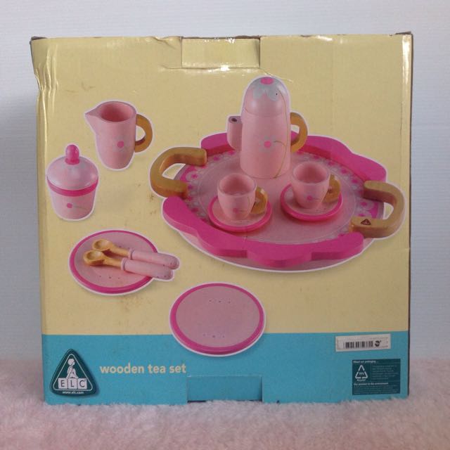 ELC Wooden Tea Set, Bayi & Anak, Mainan & Baby Walker di Carousell