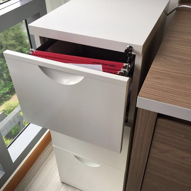 ERIK IKEA file cabinet, Furniture & Home Living, Furniture, Shelves ...
