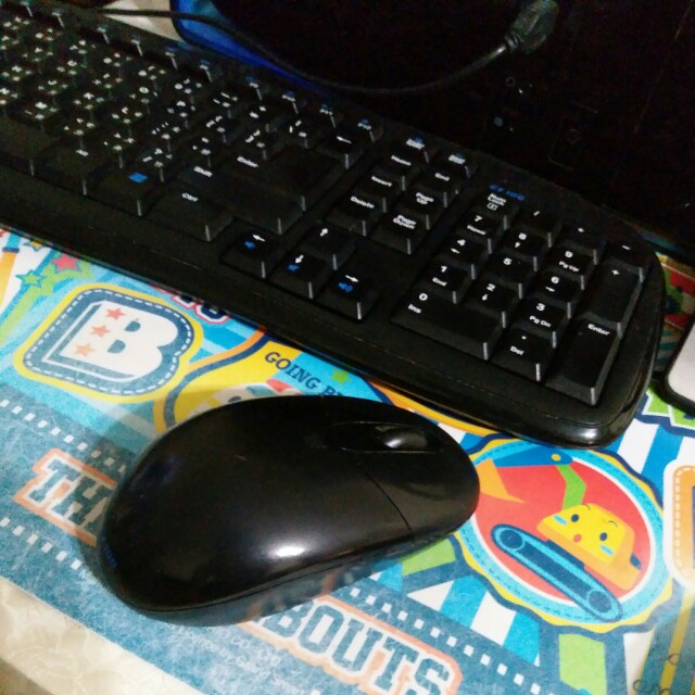 Logitech ex100 wireless keyboard mouse combo, 電腦 ＆ 平板電腦, 電腦周邊產品, 電腦滑鼠及 ...