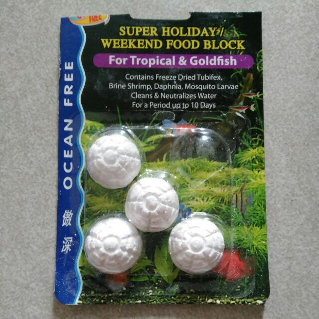 Ocean Free - SUPER HOLIDAY / WEEKEND FOOD BLOCK, Pet Supplies, Pet Food ...