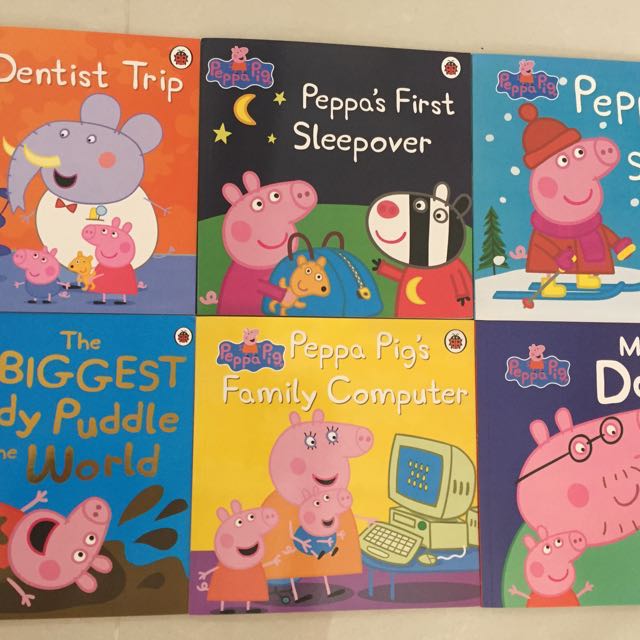 Peppa Pig storybooks (set of 6), Hobbies & Toys, Books & Magazines ...