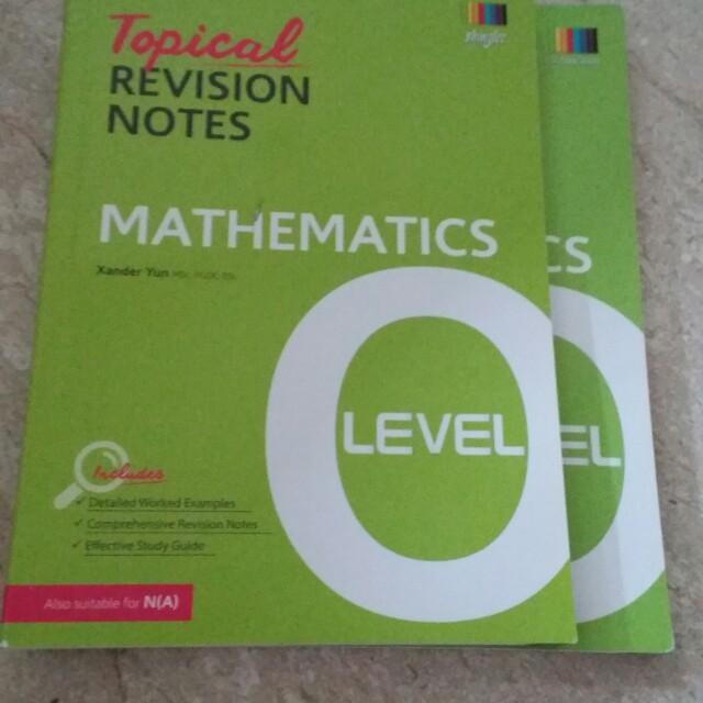 Topical o level mathematics notes, Hobbies & Toys, Books & Magazines ...