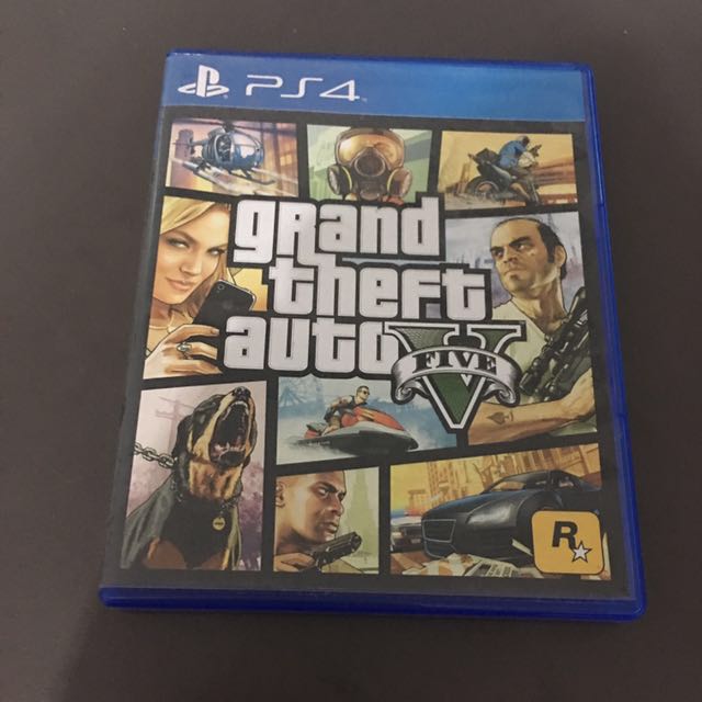 Used PS4 Grand Theft Auto 5, Video Gaming, Video Games, Xbox on Carousell