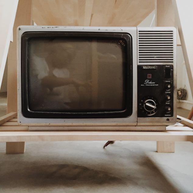 Vintage Retro National Transistor TV, Vintage & Collectibles on Carousell