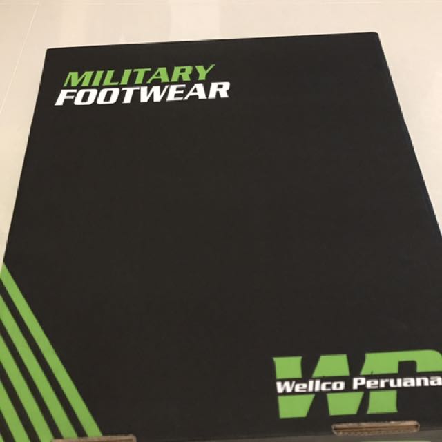 Wellco Peruana Army Boots, Men's Fashion, Footwear, Boots on Carousell