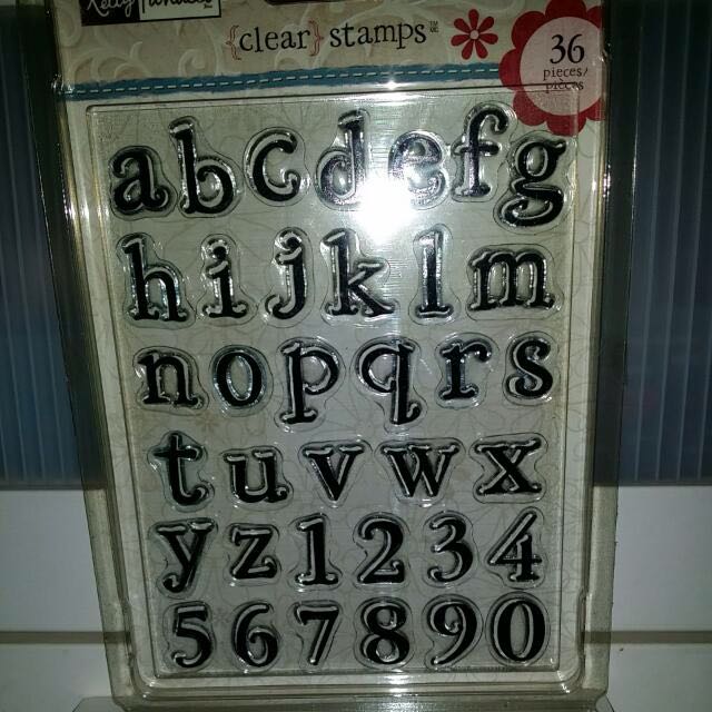Clear Art Stamps - Signature Alphabets, Hobbies & Toys, Stationery ...