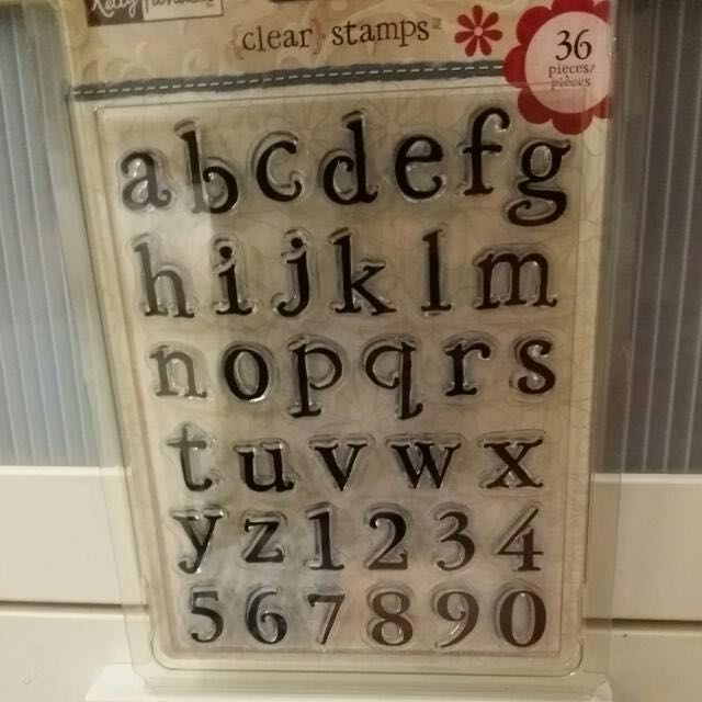 Clear Art Stamps - Signature Alphabets, Hobbies & Toys, Stationery ...