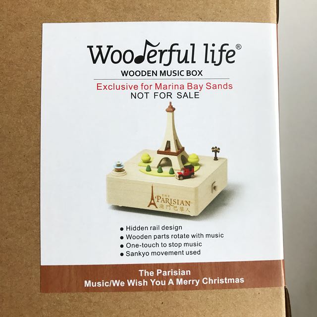 [MBS Exclusive!] The Parisian Wooderful Life Wooden Mechanical Music ...