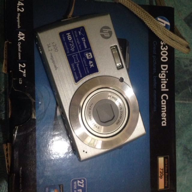 HP s300 digital camera, Photography, Video Cameras on Carousell