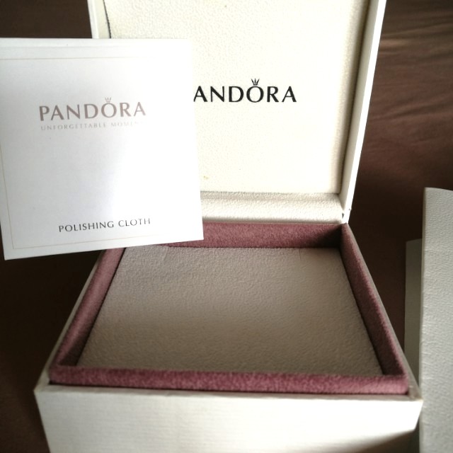 Pandora bracelet box with paper bag, Hobbies & Toys, Stationery & Craft ...