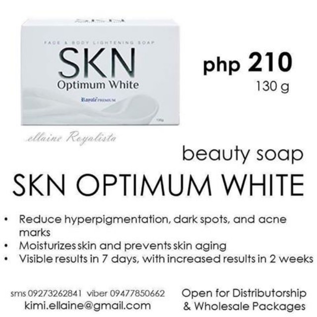 Royale SKN Optimum White Premium Soap on Carousell