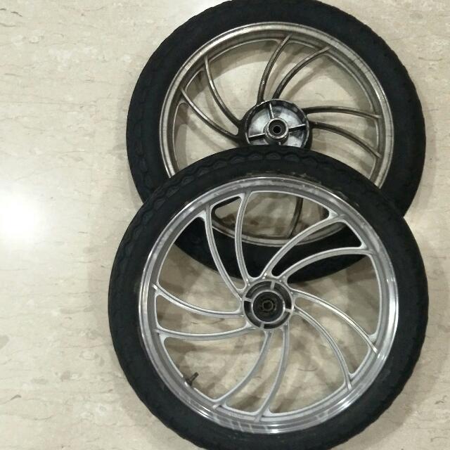 Rxz/rxk/ybr 18 Inch Kipas Rims, Motorcycles, Motorcycle Accessories on ...