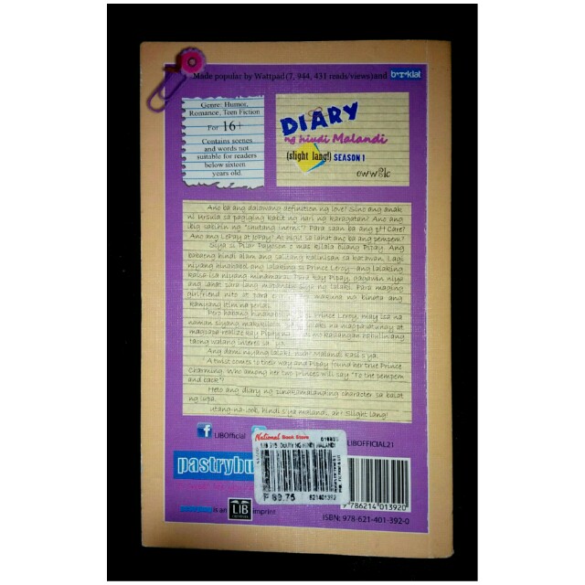 Wattpad: Diary ng hindi malandi (slight lang!) SEASON 1, Hobbies & Toys ...