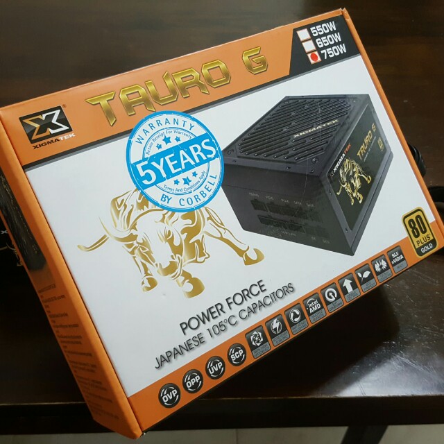 Xigmatek Tauro G 750w 80+ Gold, Computers & Tech, Parts & Accessories ...