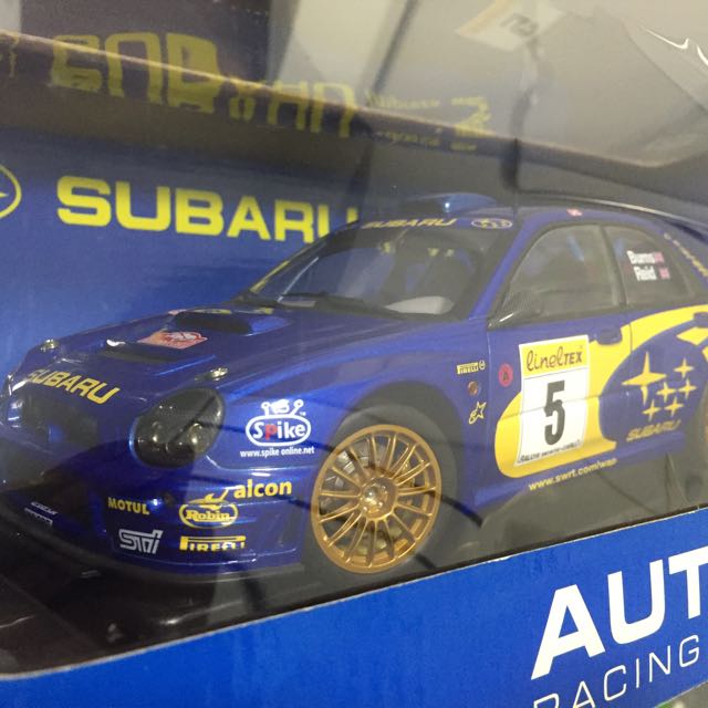 1/18 AUTOart Subaru Impreza WRC 2001 Burns Reid #5 Monte Carlo, Hobbies & Toys, Toys & Games on ...