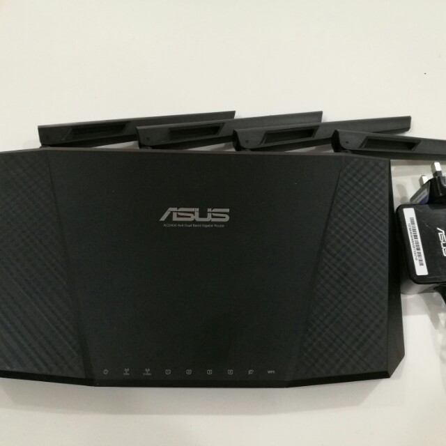 Asus RT-AC87U 4 antenna USB3.0 wireless router, Computers & Tech, Parts ...