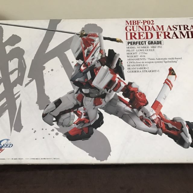 Bandai Gundam PG Red Frame, Hobbies & Toys, Toys & Games on Carousell