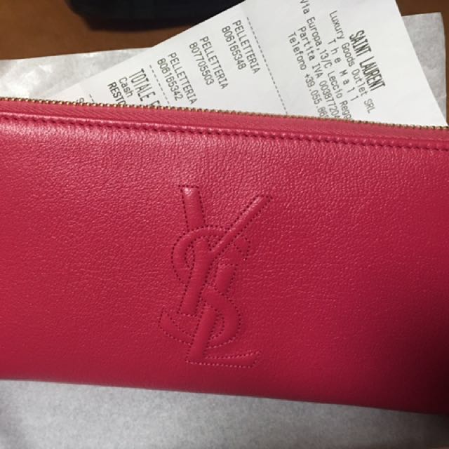BRAND NEW YSL WALLET (Pink), Women's Fashion, Bags & Wallets, Wallets ...