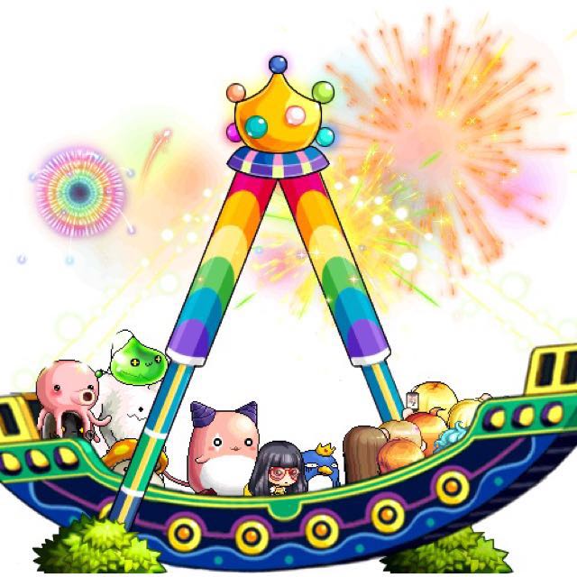 Maplestory Swingboat Chair, Hobbies & Toys, Toys & Games on Carousell