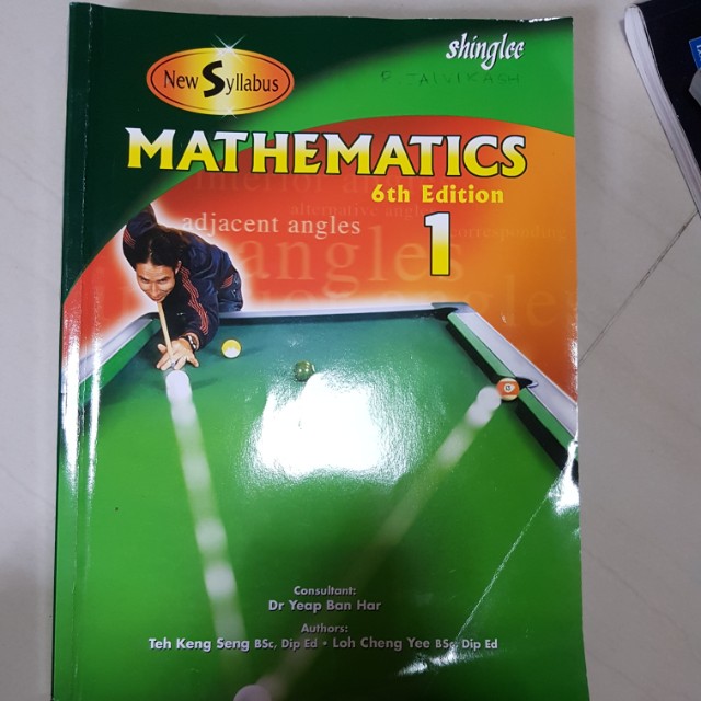 Mathematics sec1 shinglee, Hobbies & Toys, Books & Magazines, Textbooks ...