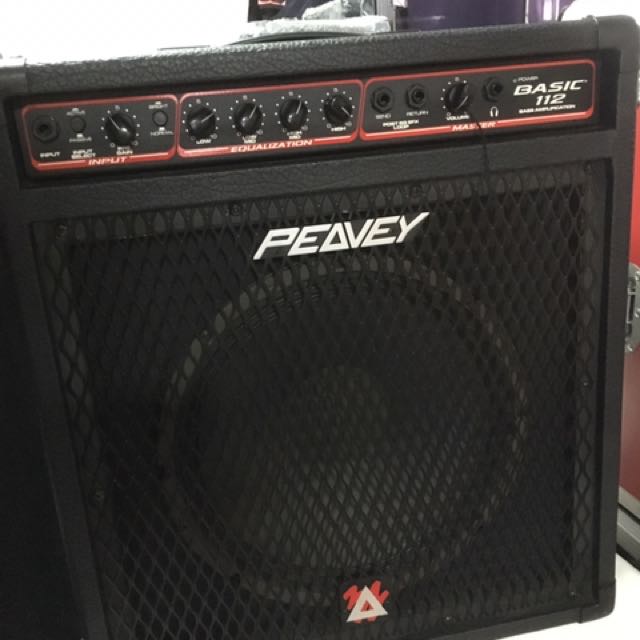 Peavey Basic 112 bass amp, Hobbies & Toys, Music & Media, Music ...