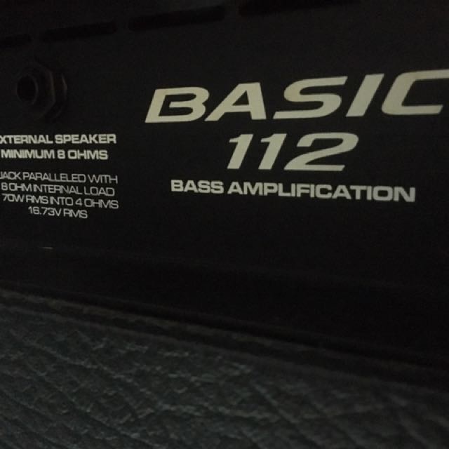 Peavey Basic 112 bass amp, Hobbies & Toys, Music & Media, Music Accessories on Carousell