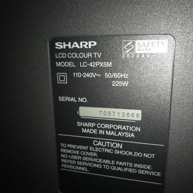 Sharp LCD color TV, TV & Home Appliances, TV & Entertainment, TV on ...