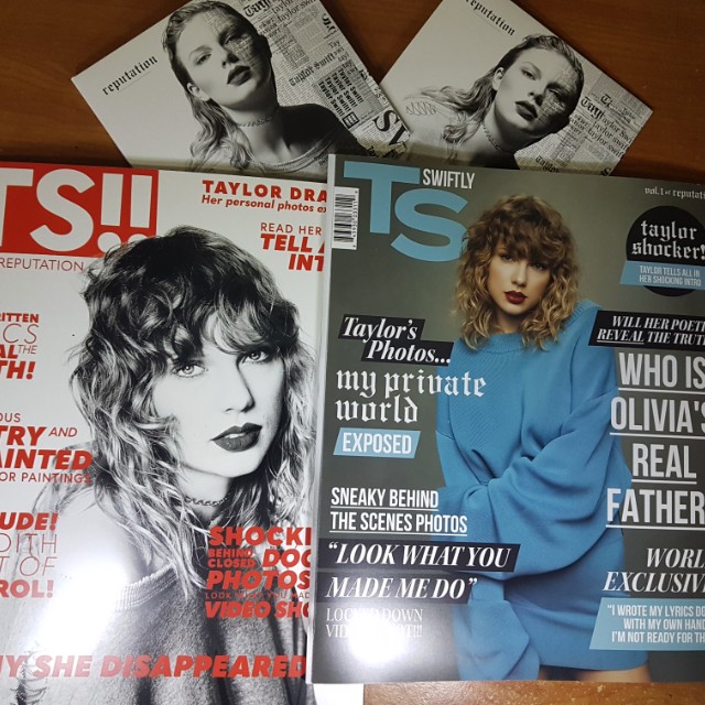 TAYLOR SWIFT REPUTATION(from magazines), Hobbies & Toys, Music & Media ...
